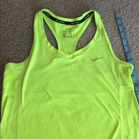Nike | Tops | Nike Drifit Xs Yellow Racer Back Workout Top | Poshmark